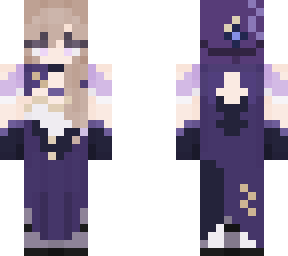 Lisa Genshin Minecraft Skins