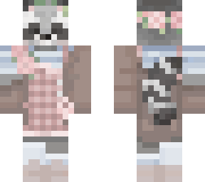 Raccoon v3 | Minecraft Skin