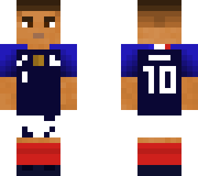 Kylian Mbappe at France | Minecraft Skin